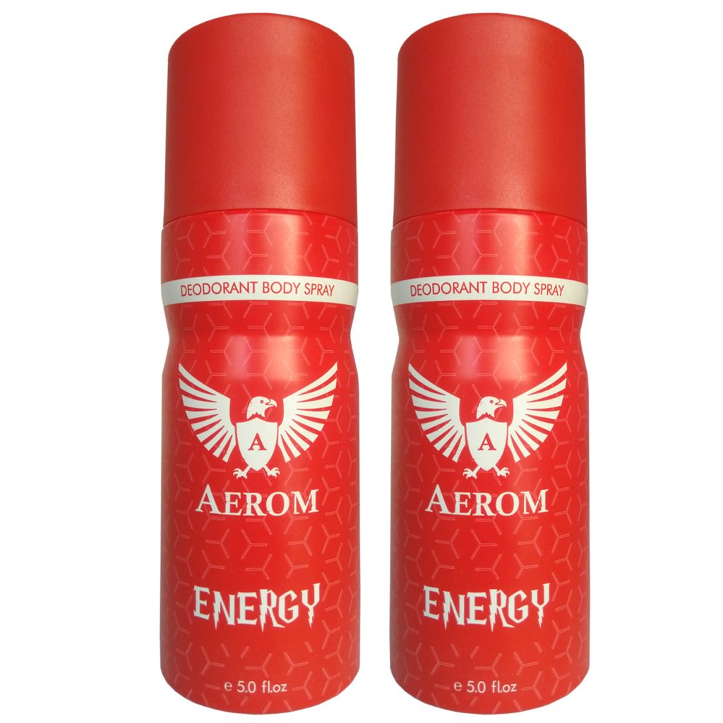 Aerom Premium Energy and Energy Deodorant Body Spray For Men, 300 ml ...